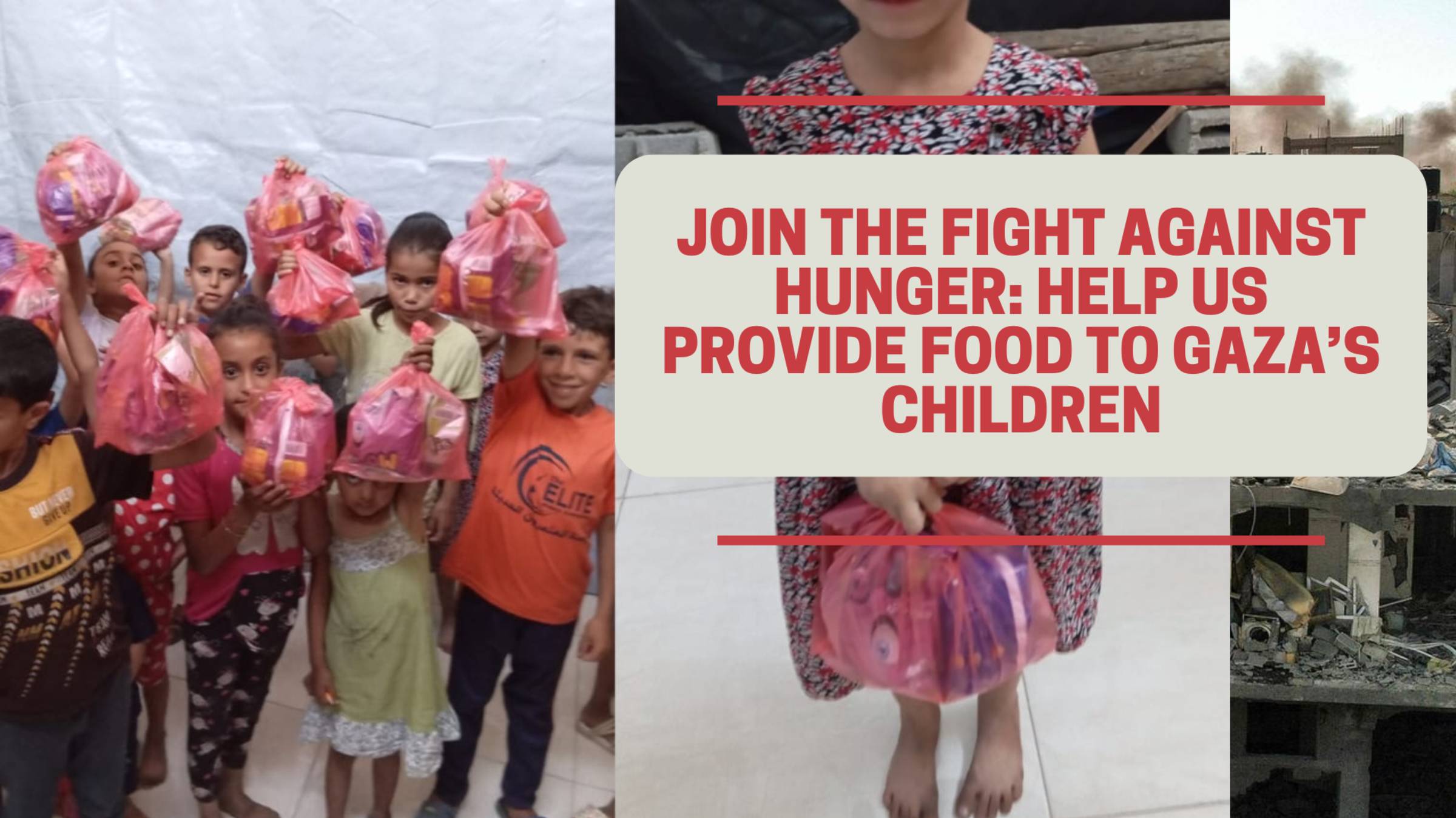 Join the Fight Against Hunger: Help Us Provide Food to Gaza’s Children ...