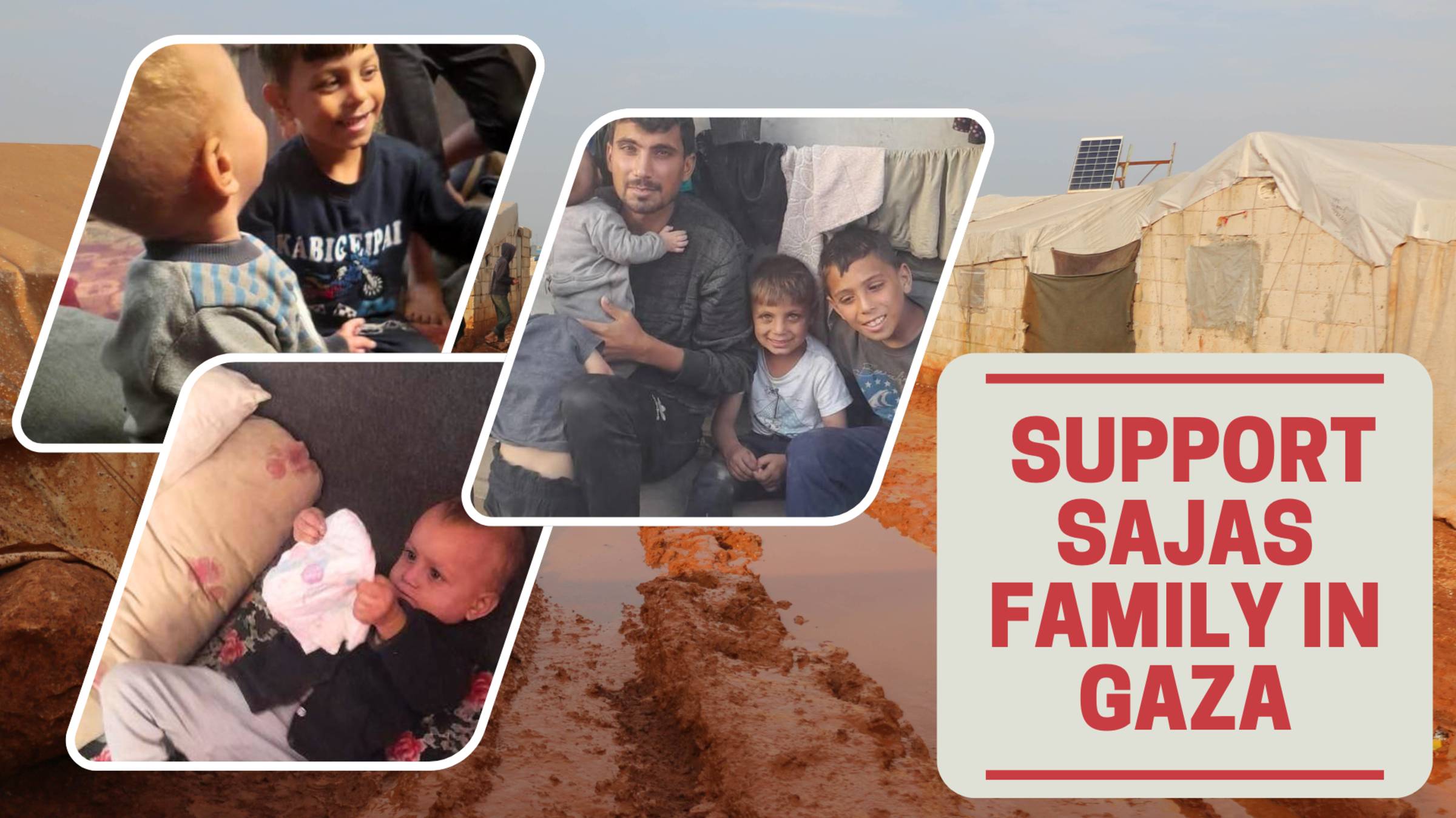 Help Sajas Family in Gaza | Chuffed | Non-profit charity and social enterprise fundraising