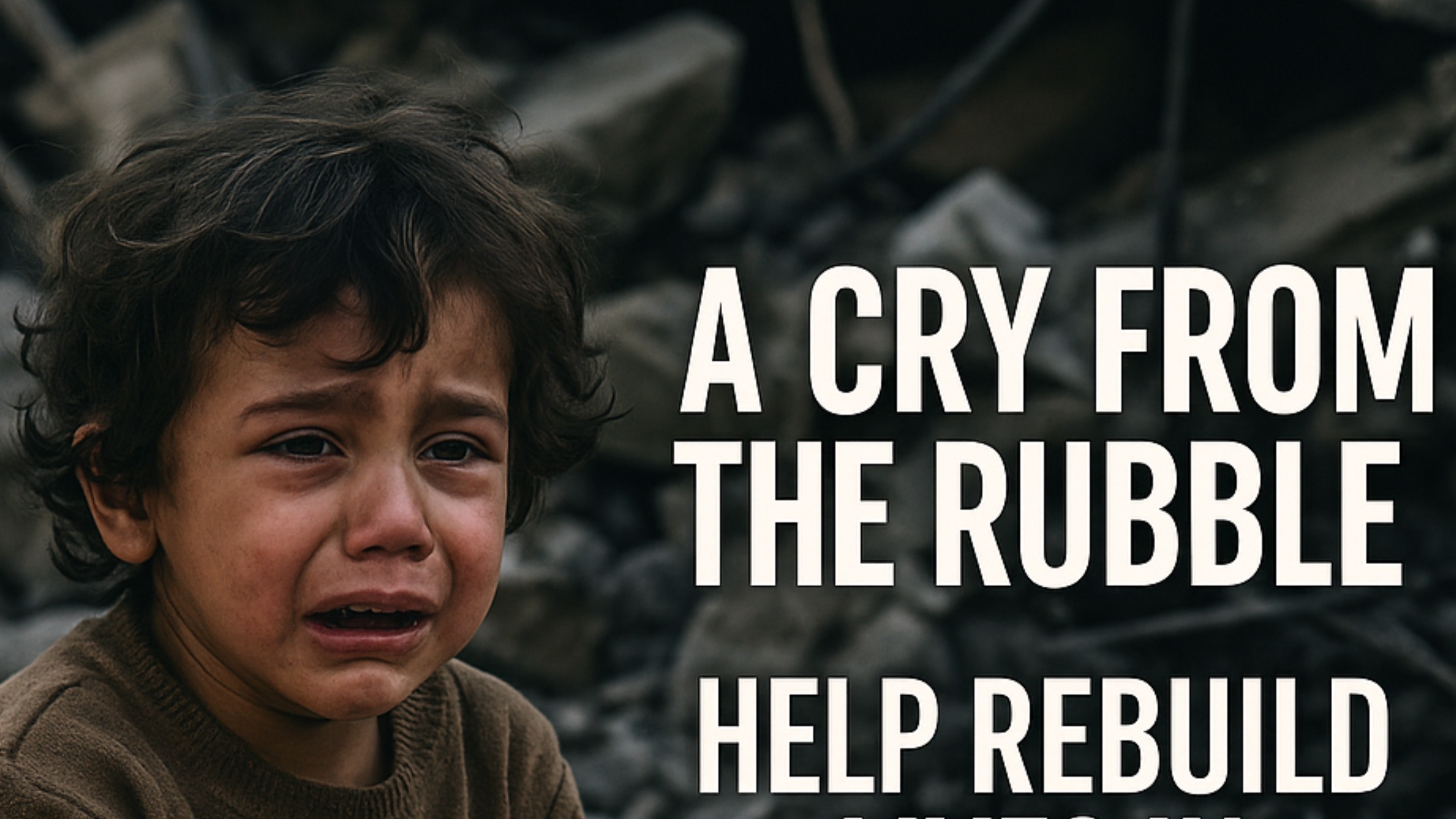 A Cry from the Rubble: Help Rebuild Lives in Palestine | Chuffed | Non ...