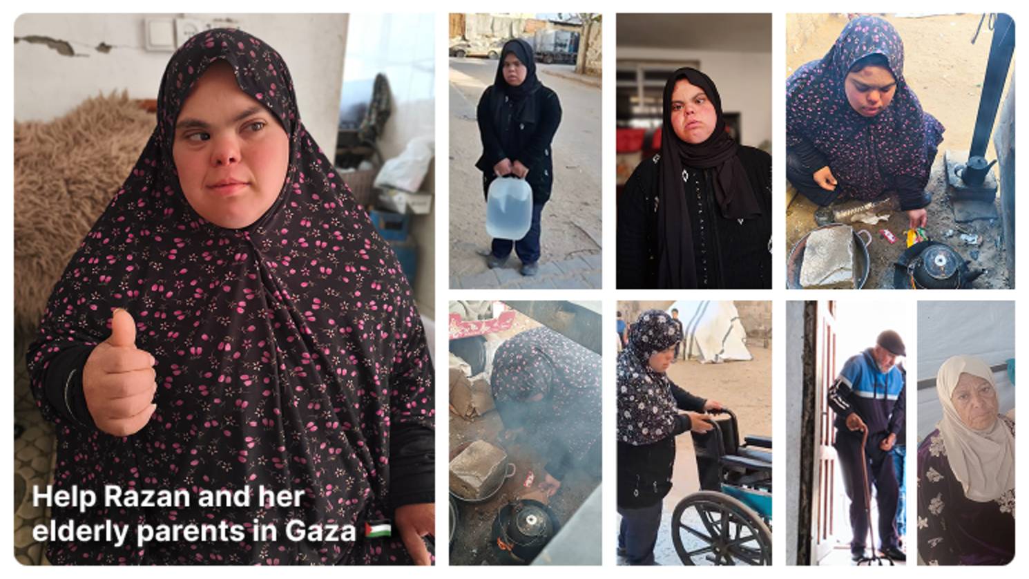Help Razan and Her Parents Survive in Gaza 🇵🇸 | Chuffed | Non-profit ...