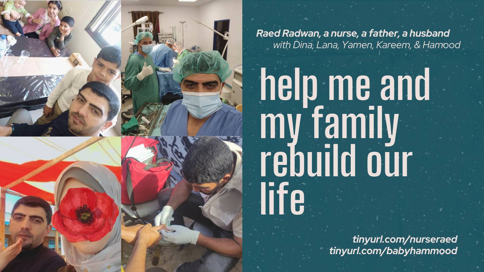 Help Raed and his family rebuild their life | Chuffed | Non-profit ...