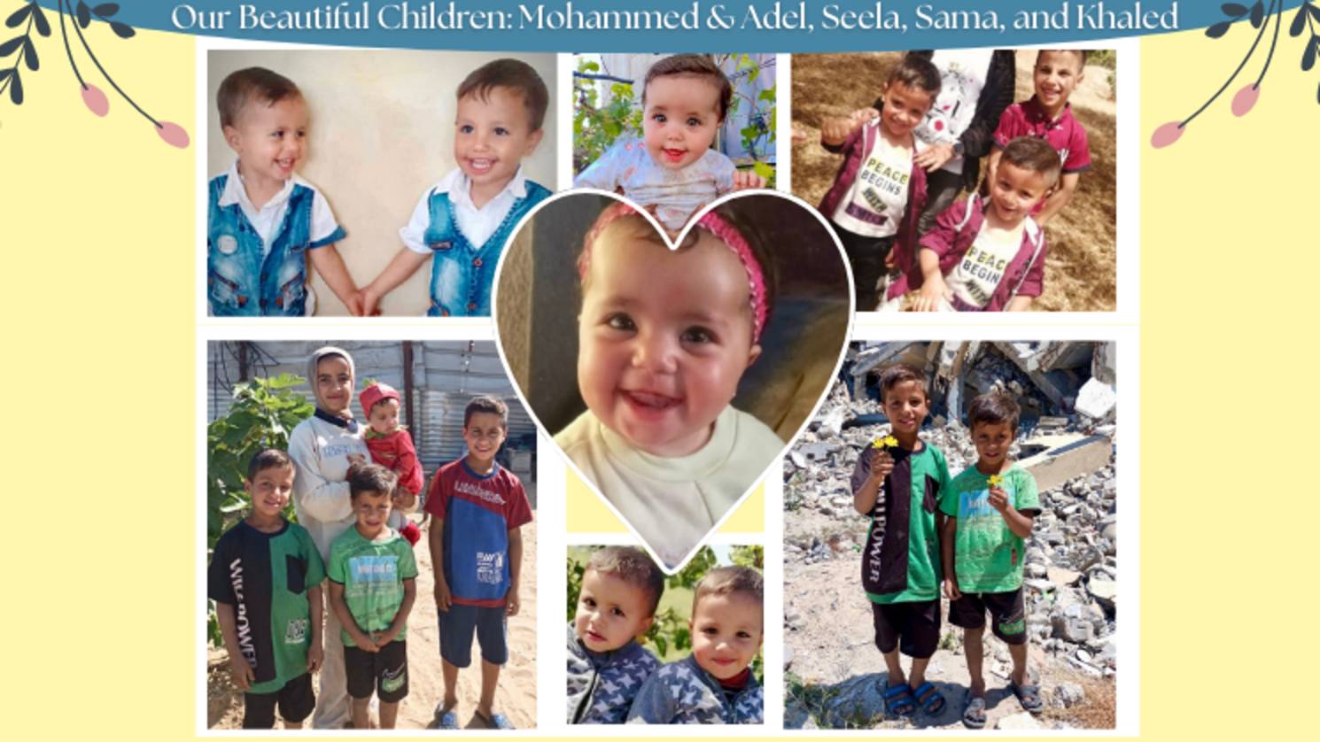 Help Mahmoud and Iman's Children Smile Again | Chuffed | Non-profit ...