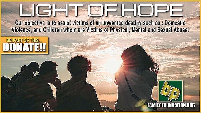 A Light of Hope with BP Family Foundation | Chuffed | Non-profit ...