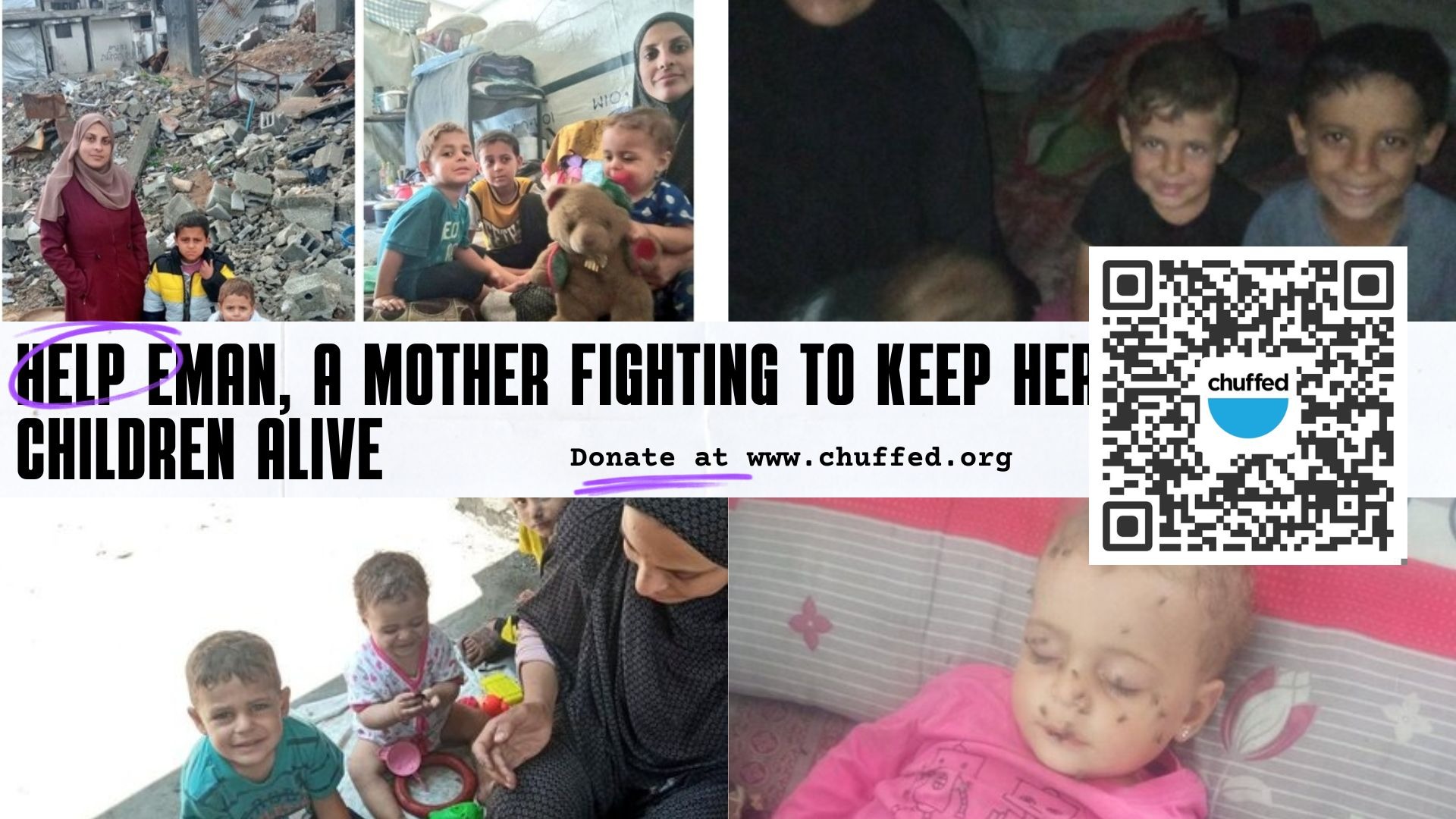 💔 Help Eman, A mother fighting to keep my children alive in 🌿 | Chuffed ...