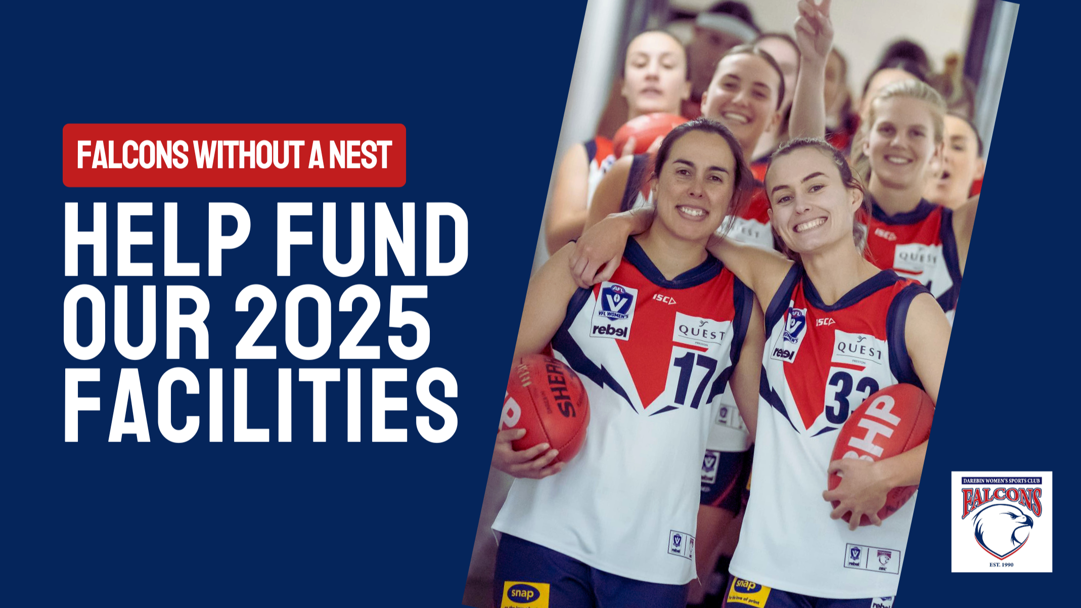 Darebin Falcons: 2025 VFLW Program | Chuffed | Non-profit charity and ... Darebin Falcons: 2025 VFLW Program | Chuffed | Non-profit charity and ...