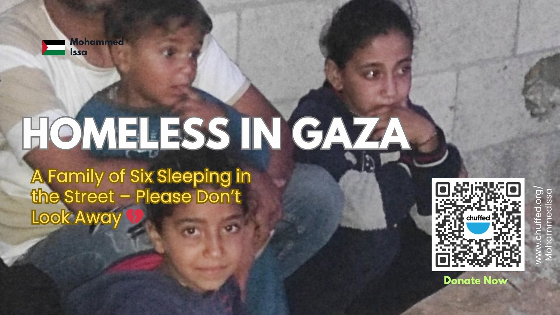 🛑 Homeless in Gaza: Help Mohammed and His 67 Y/O Mother Survive ...