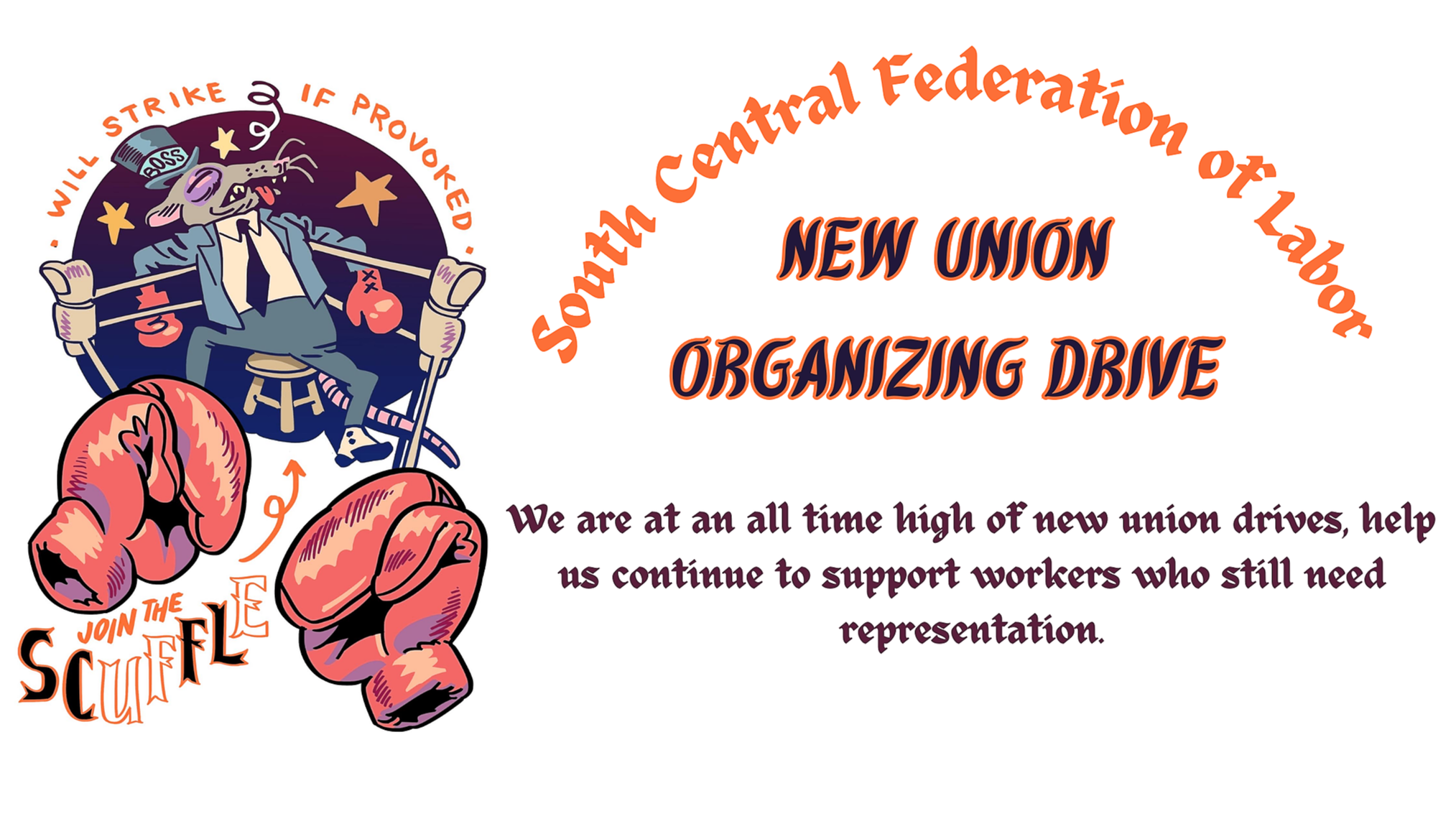 New Union Organizing Drive | Chuffed | Non-profit charity and social ...