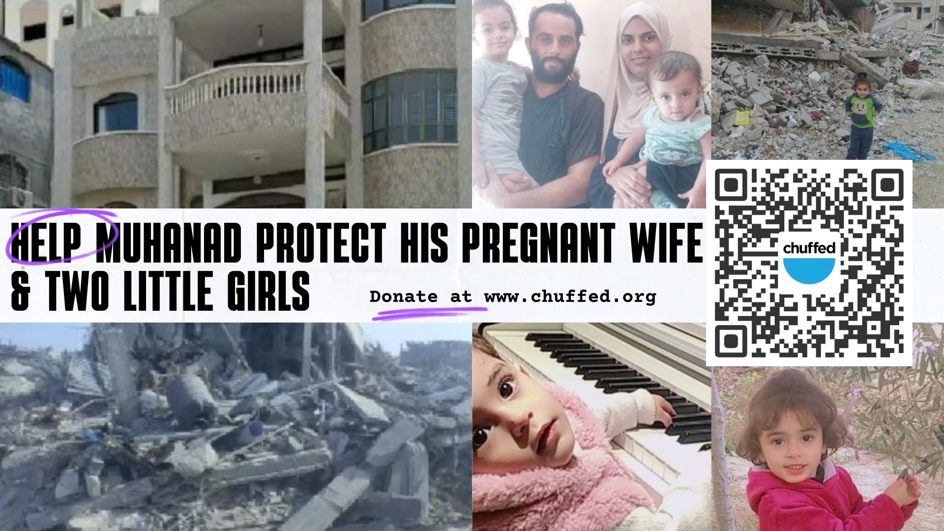 💔 Help Muhanad Protect His Pregnant Wife & Two Little Girls 🕊️ ...