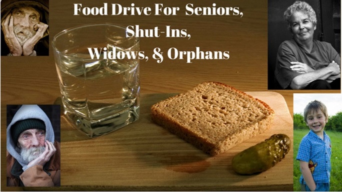 Food Drive for Seniors, Shut-Ins, Widows, And Orphans | Chuffed | Non ...