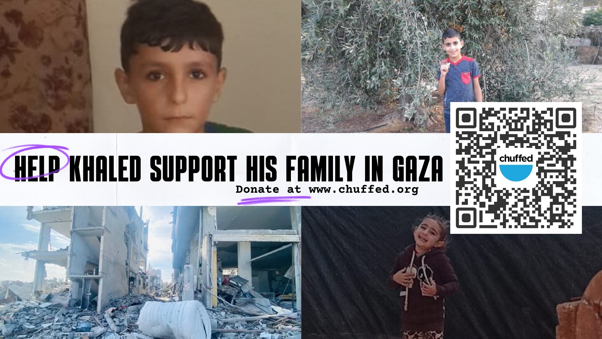 Help Khaled Support His Family in Gaza After Losing Everything💔 | Chuffed | Non-profit charity ...
