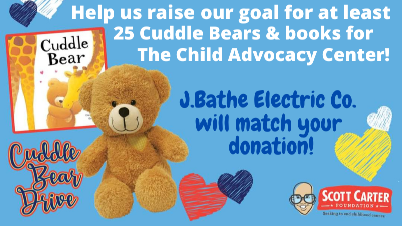 Cuddle Bear Drive for The Child Advocacy Center | Chuffed | Non-profit ...