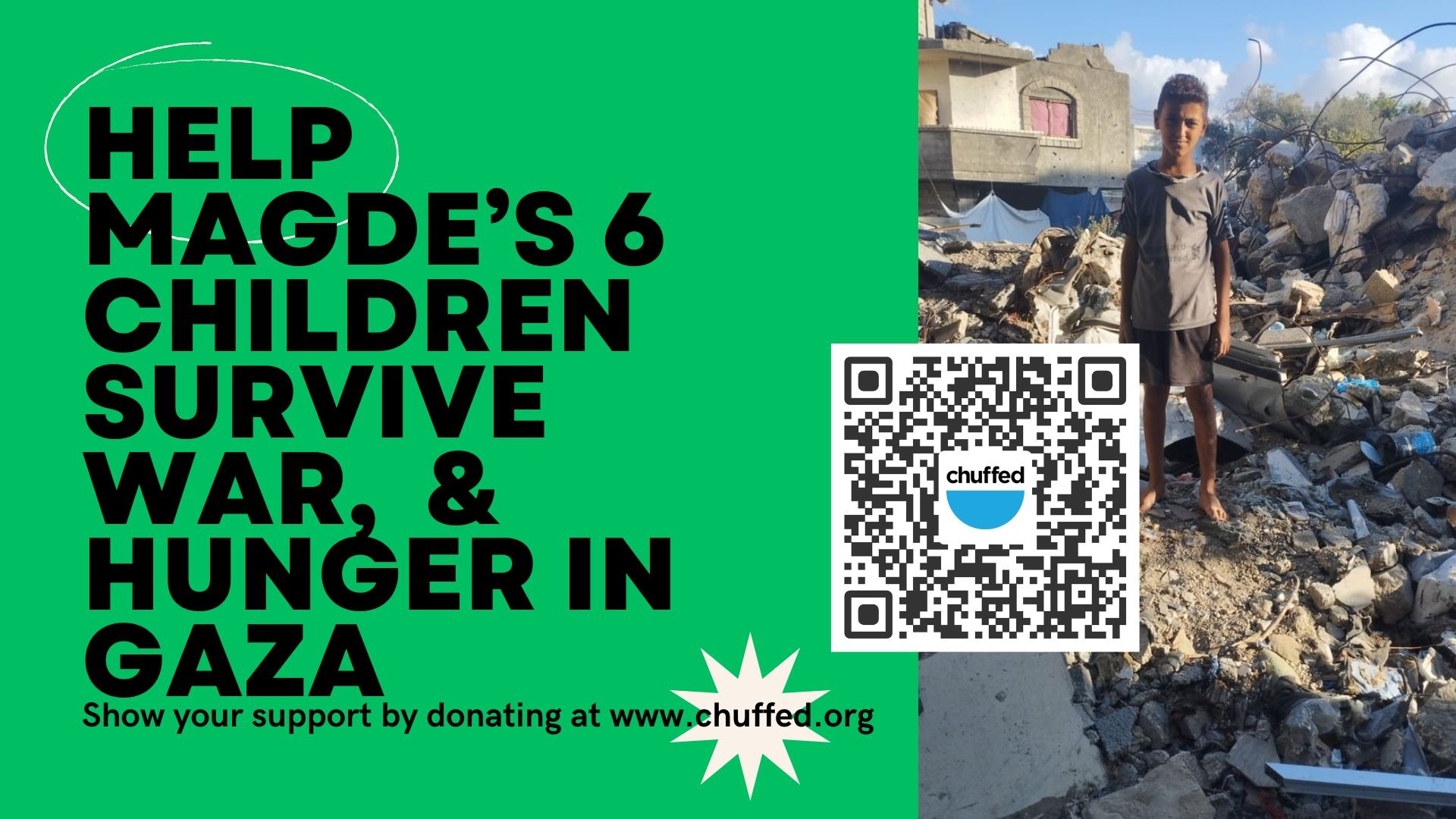 💔Help Magde’s 6 Children Survive War, Injury & Hunger in Gaza🙏 ...