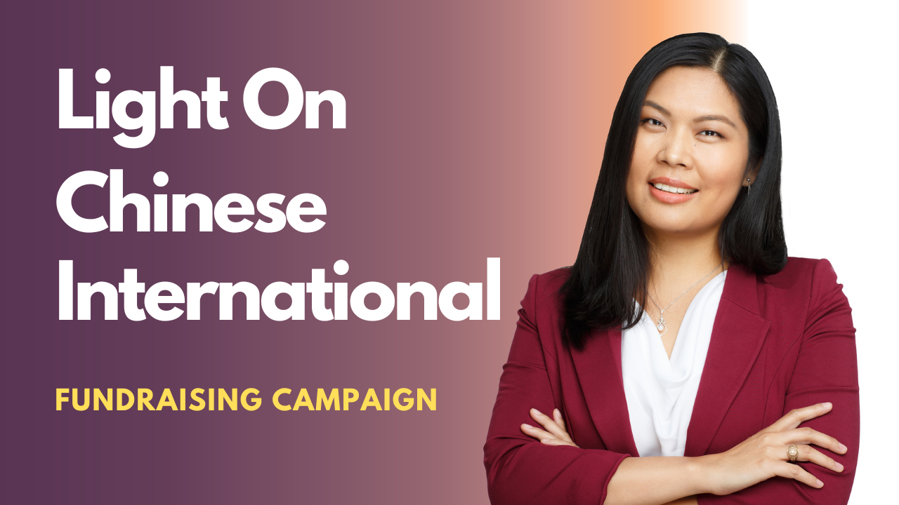 Light On Chinese Internationals Fundraising Campaign | Chuffed | Non-profit charity and social ...