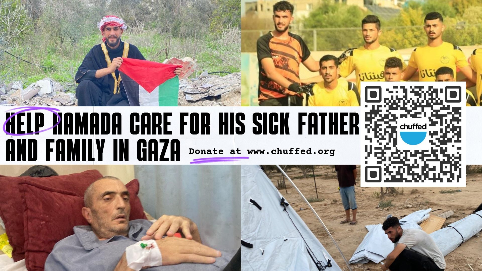 ⚽💔 Help Hamada Care for His Sick Father and Family in Gaza | Chuffed ...