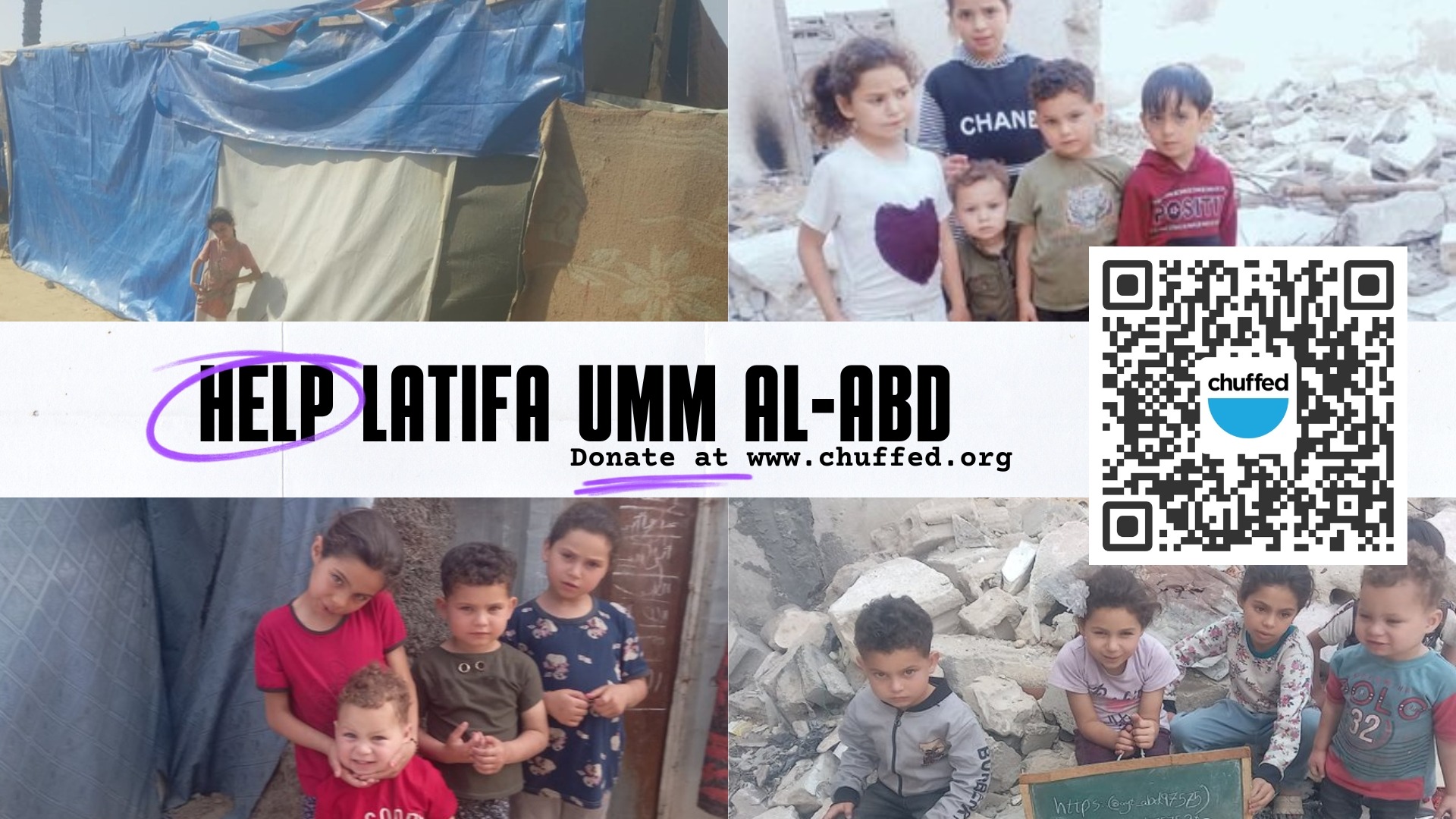 Mother’s Cry from Gaza: Help Umm Al-Abed Protect Her Children💔 | Chuffed | Non-profit charity ...