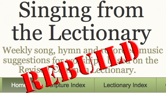 Rebuild Singing from the Lectionary: bringing inclusive songs of justice to churches | Chuffed ...