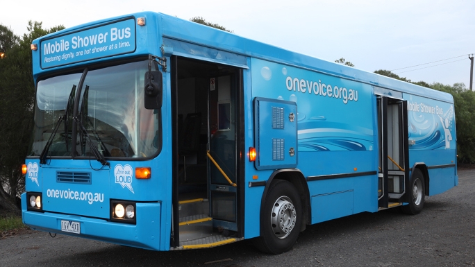 Shower Bus Sydney | Chuffed | Non-profit charity and social enterprise ...