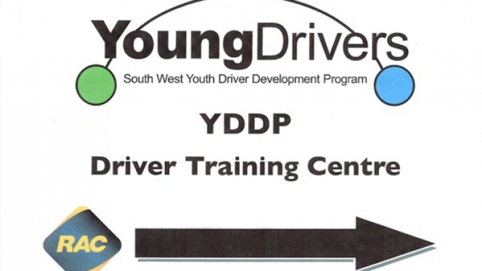 Young Driver Development Program Directional Sign | Chuffed | Non ...