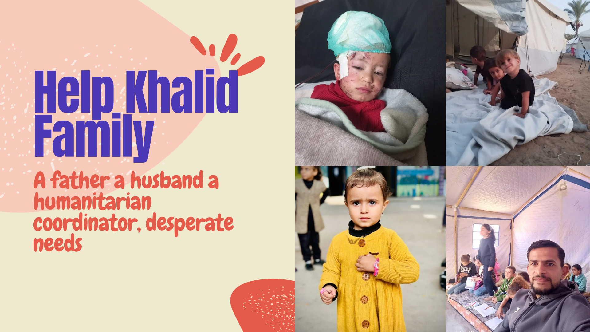Help Khalid Family in North Gaza | Chuffed | Non-profit charity and ...