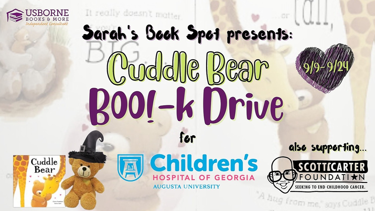 Cuddle Bear BOO!-k Drive | Chuffed | Non-profit charity and social ...