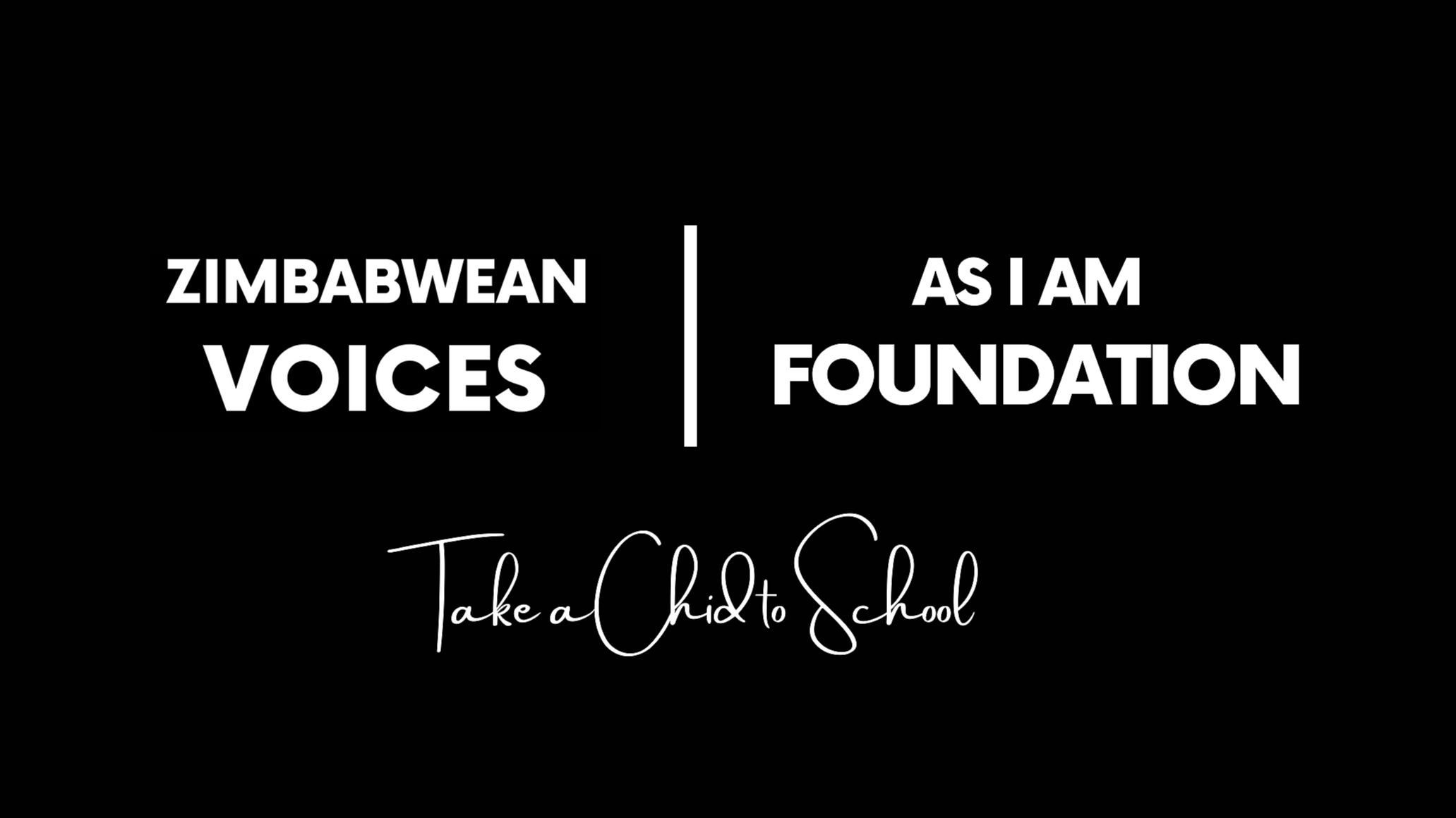 As I am Foundation | Take a Child to School | Zimbabwean Voices ...